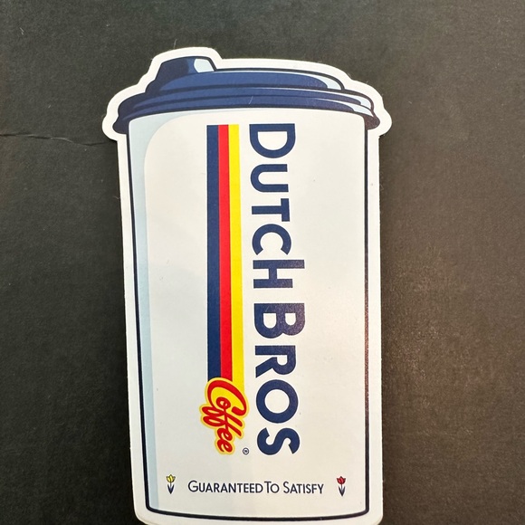 Dutch Bros | Other | Dutch Bros Coffee Cup Sticker | Poshmark